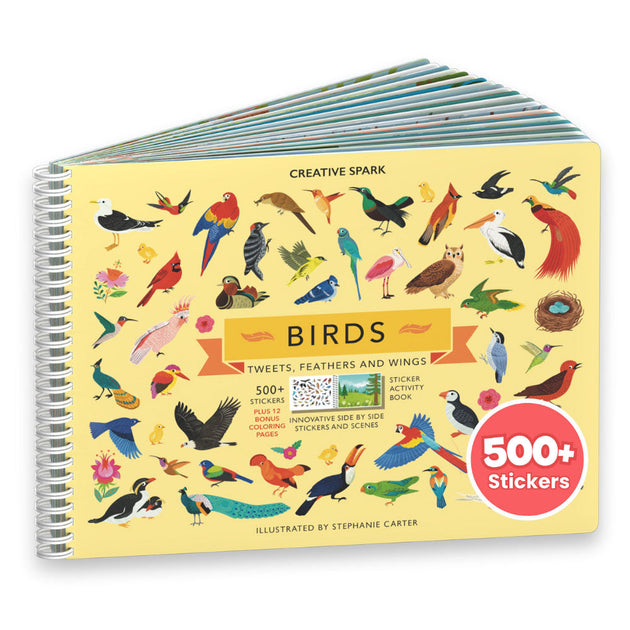 Birds Sticker Book | Loving Coastal Living