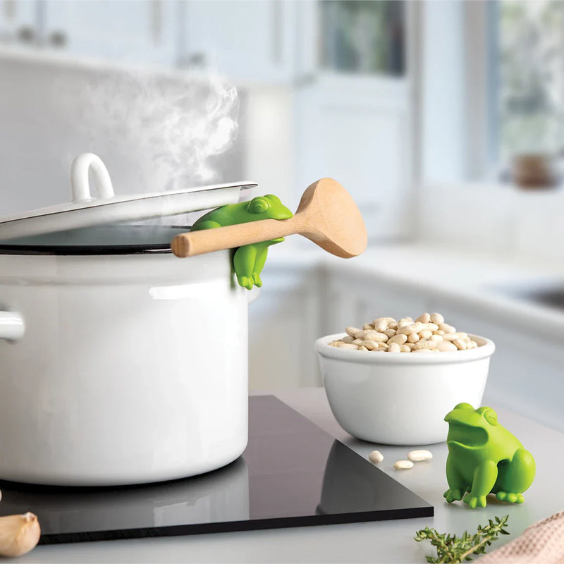 HopTop- Froggy Spoon Rest | Loving Coastal Living