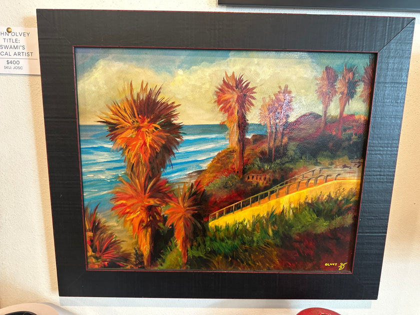 John Olvey – “Swami’s” Original Painting | Loving Coastal Living
