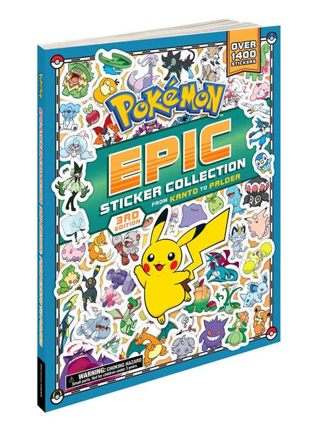 Pokémon Epic Sticker Collection 3rd Edition Paperback | Loving Coastal ...