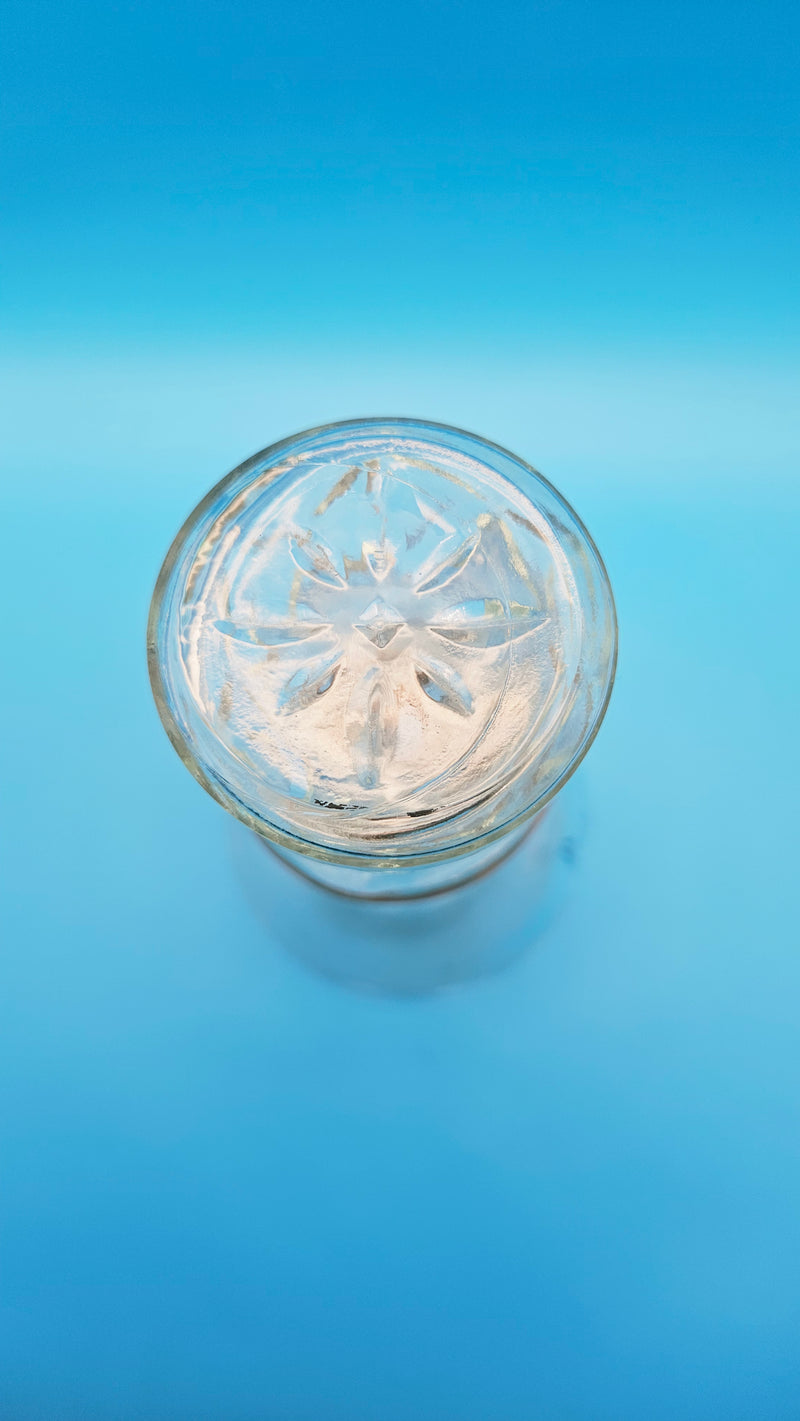 Vintage Hiram Walker Atomic Star Glass Decanter 1965 Mid-Century Moder ...