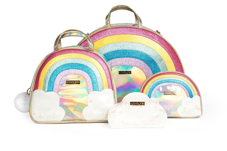 Unicorn Rainbow Travel Luggage Set | Loving Coastal Living